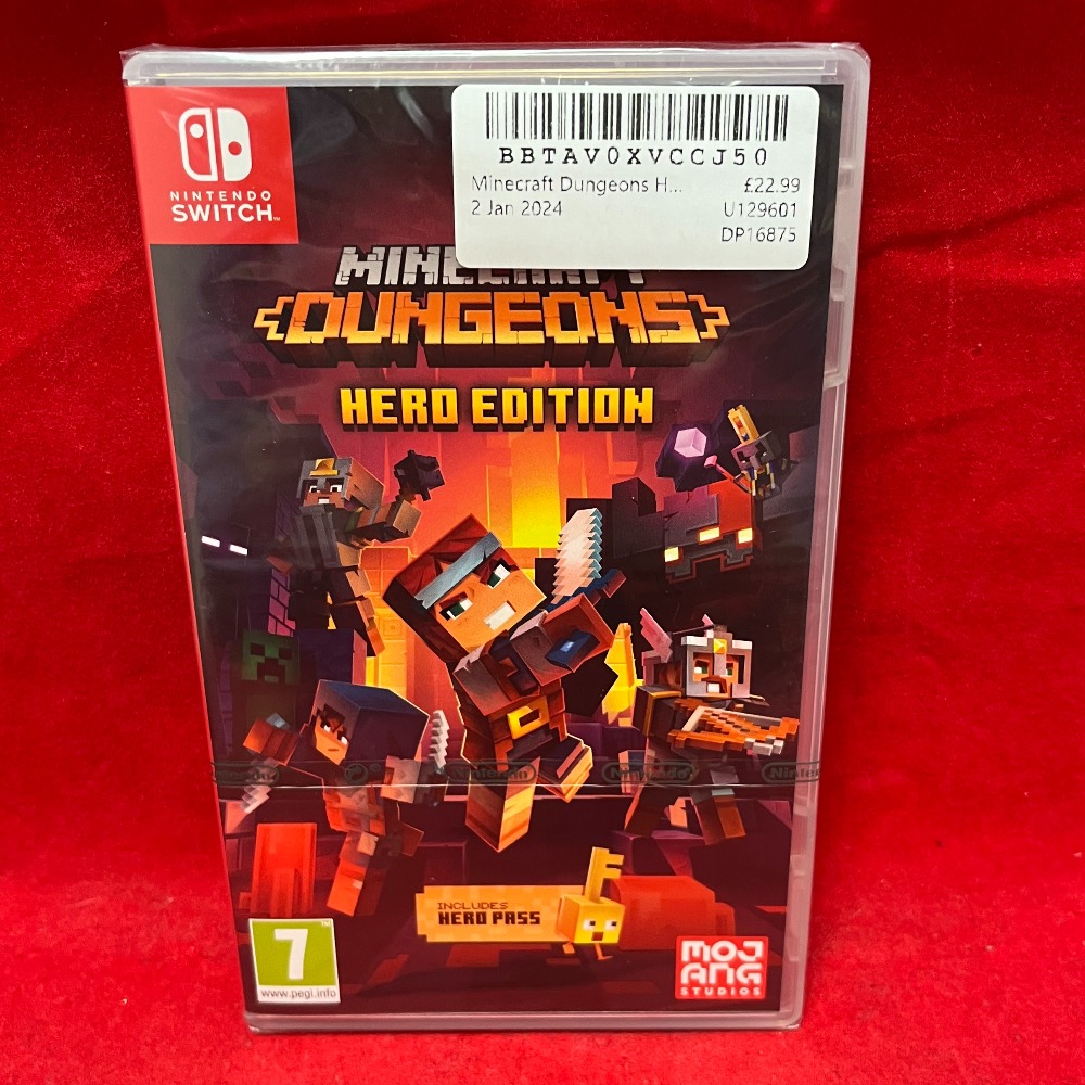 New Minecraft Dungeons Hero Edition Sealed - Own4Less